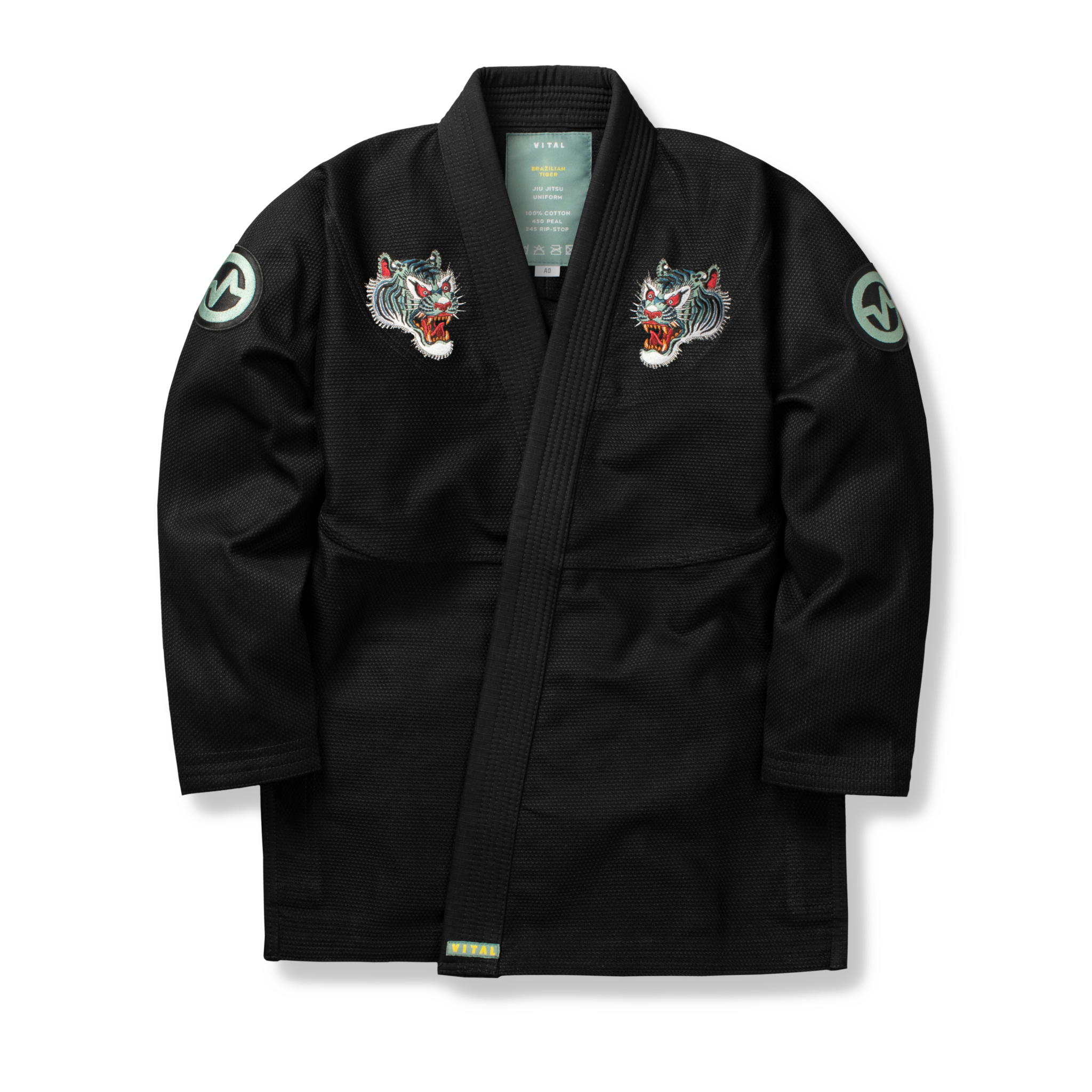 BRAZILIAN TIGER - BLACK – Vitalkimonos